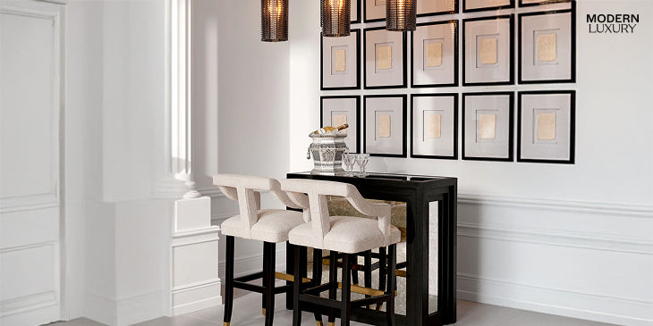 Top Bar Table Decor Trends for 2025: Mixing Metals, Wood, and Stone Accents