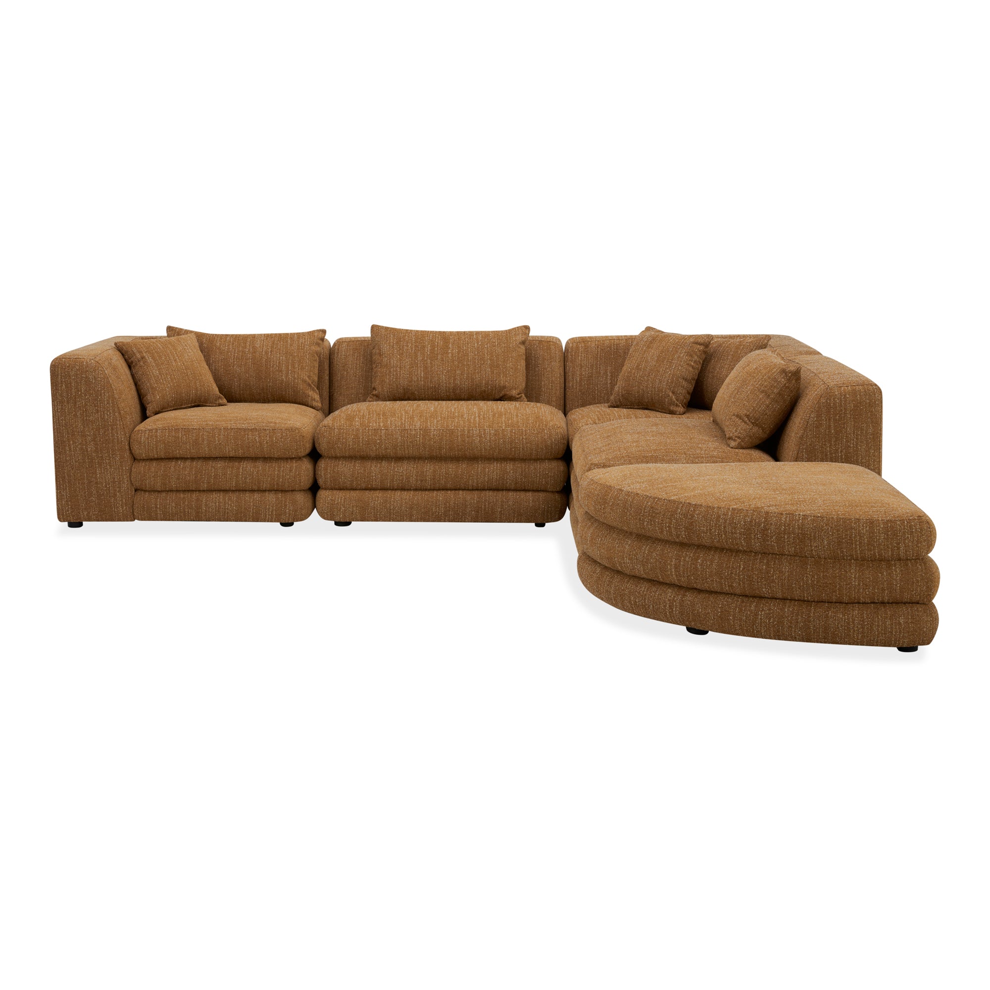 Lowtide Alcove Modular Sectional Amber Glow Modern Luxury